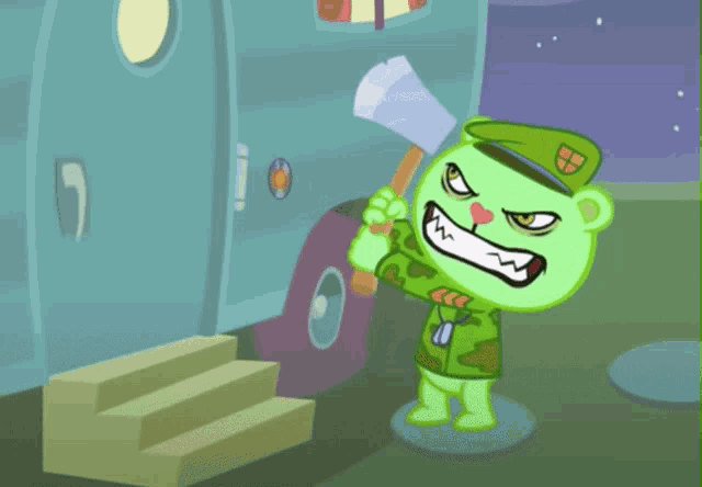 Happy Tree Friends Flippy Happy Tree Friends Flippy Impatient Discover And Share S
