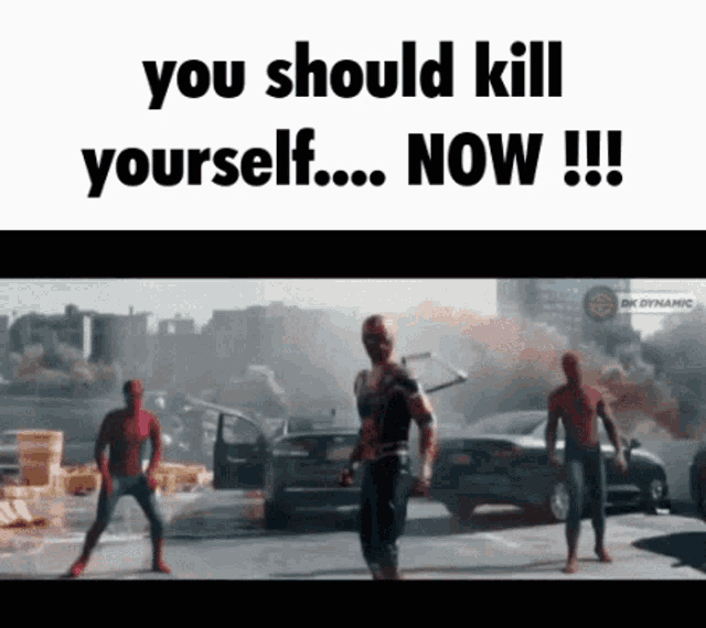You Should Kill Yourself Now Template
