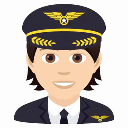 Pilot Joypixels Sticker - Pilot Joypixels Im A Pilot - Discover & Share ...