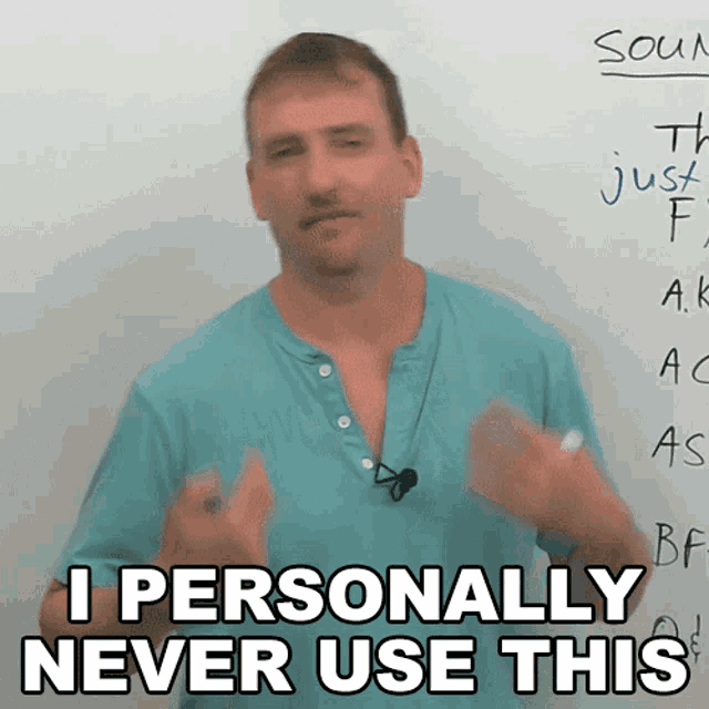I Personally Never Use This Adam I Personally Never Use This Adam Engvid Discover