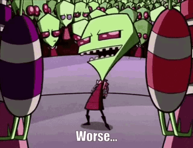 Invader Zim GIF - Invader Zim Worse - Discover & Share GIFs Invader Zim GIF - Invader Zim Worse - Discover & Share GIFs
