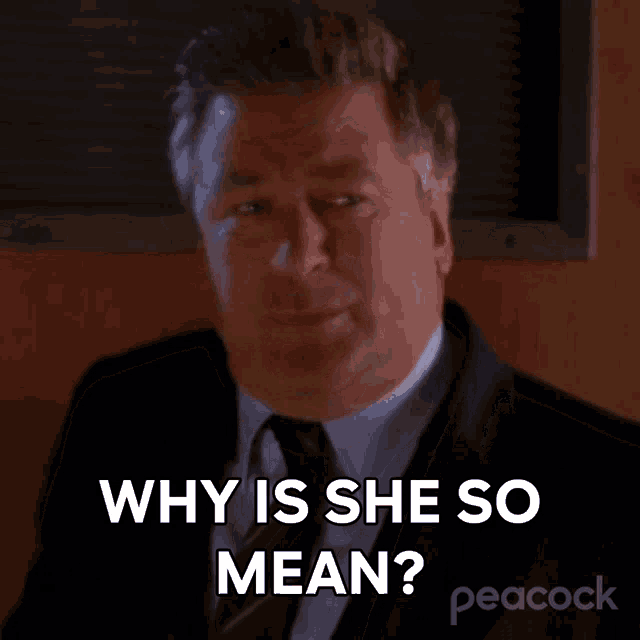 Why Is She So Mean Alec Baldwin Why Is She So Mean Alec Baldwin Jack Donaghy Discover