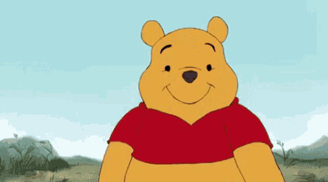 Funny Pooh Funny Pooh Waving Discover And Share S