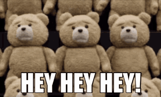 Ted Hey GIF - Ted Hey Teddy Bear - Discover & Share GIFs