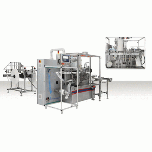 Single Sachet Wet Wipe Machine Folding Machine For Wet Wipes GIF ...