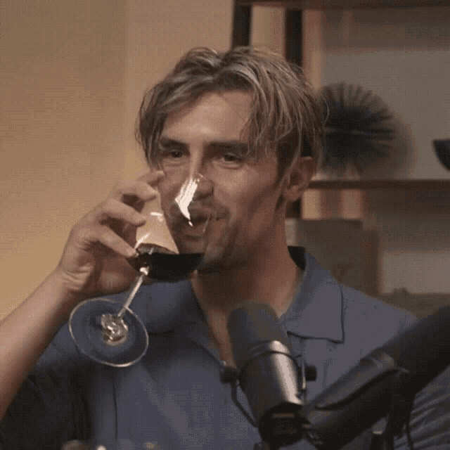 Phil Dunster Ted Lasso Phil Dunster Ted Lasso Drinking Wine Discover And Share S