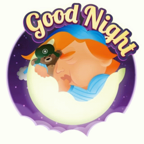 Goodnight Sleep Time Sticker - Goodnight Sleep Time - Discover & Share GIFs