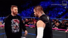 Kevin Owens Hug GIF - Kevin Owens Hug Sami Zayn - Discover & Share GIFs
