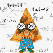Pizza Math GIF - Pizza Math Maths - Discover & Share GIFs